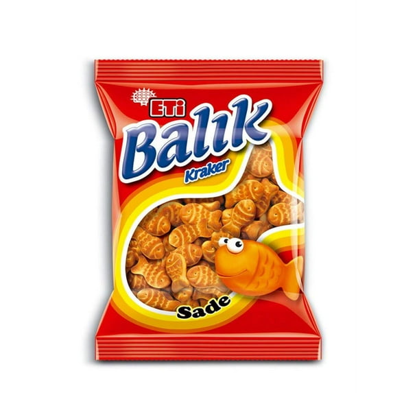 Eti Fish Shaped Cracker – 1.4 oz Eti Balık Kraker 40 Gr Pack of 32 ...