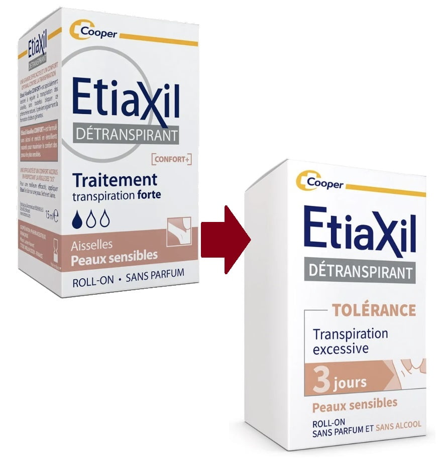 Etiaxil Confort+ Unperspirant Roll-On Treatment for Armpits Sensitive ...