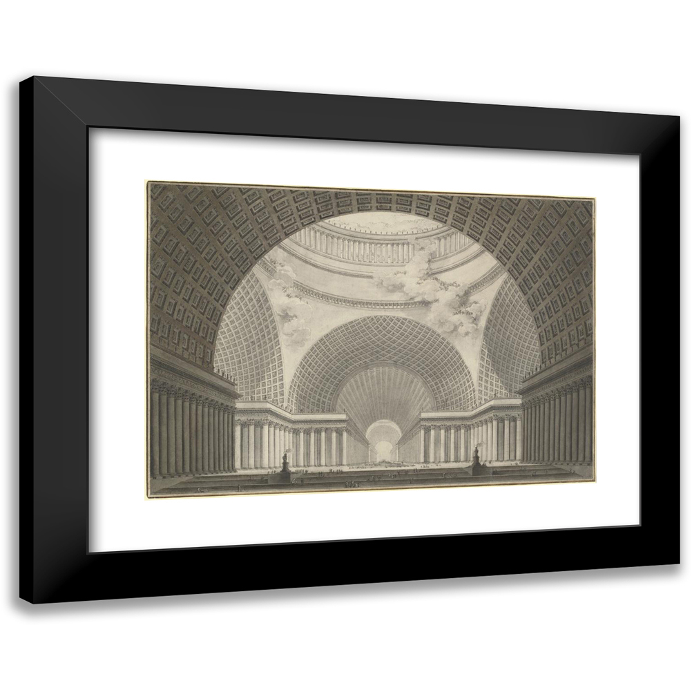 Etienne-Louis Boullée 24x18 Black Modern Framed Museum Art Print Titled ...