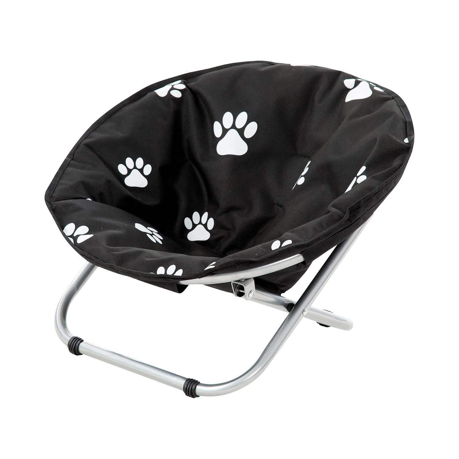 Etna Folding Pet Cot Chair - Portable Round Fold Out Elevated Cat Bed ...