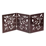 Freestanding Metal Folding Pet Gate, Large Portable Panels for Dog ...