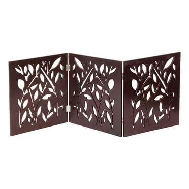 Freestanding Metal Folding Pet Gate, Large Portable Panels for Dog ...