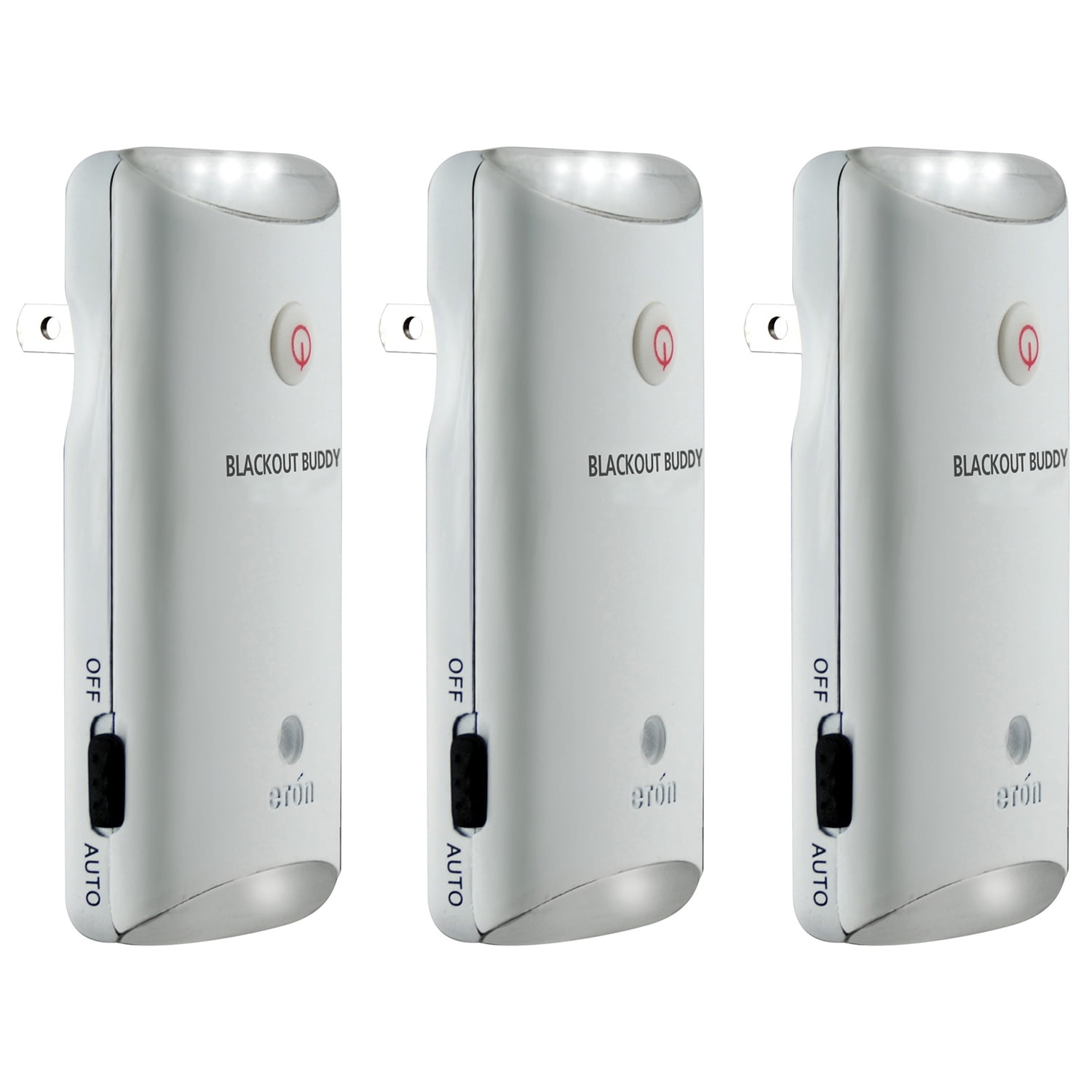 Eton ARCBB201W-SNG American Red Cross Blackout Buddy Swivel Light, 3 Pack - Walmart.com