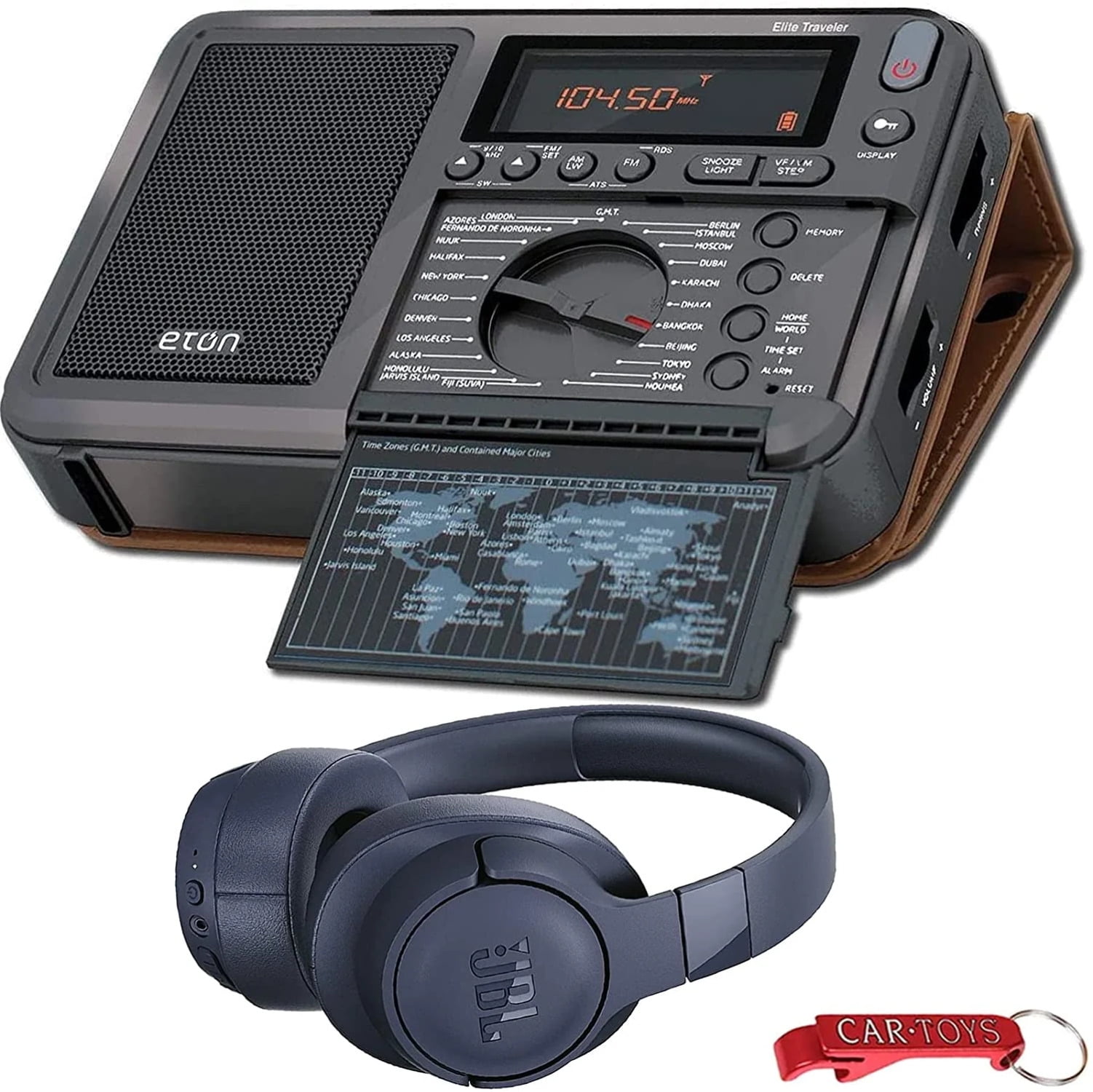 Eton Elite Traveler AM/FM/LW/Shortwave/RDS Portable Radio Bundle with ...