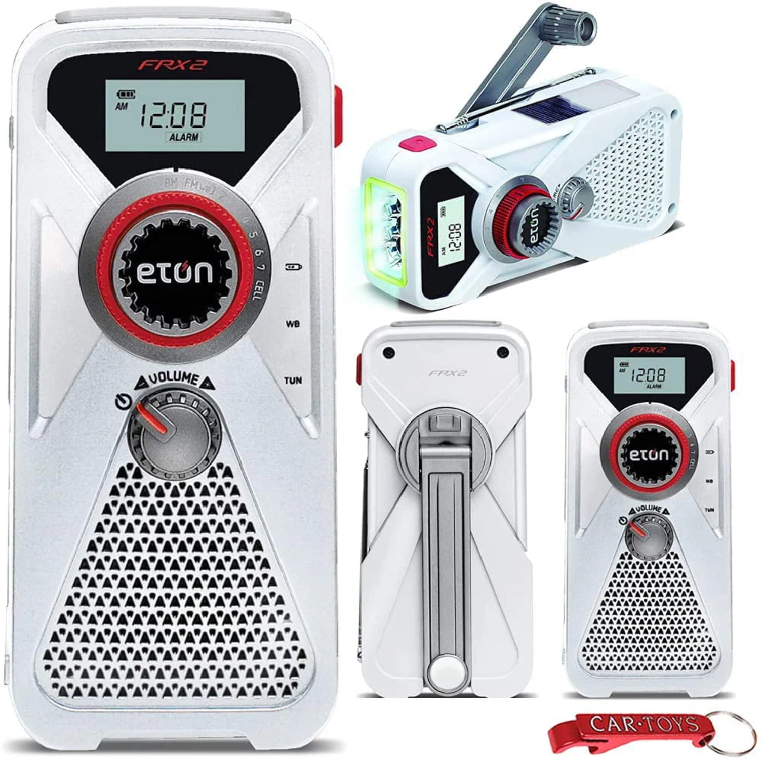 Eton FRX2 Family Emergency Preparedness 4-Pack Bundle: Hand Turbine AM ...