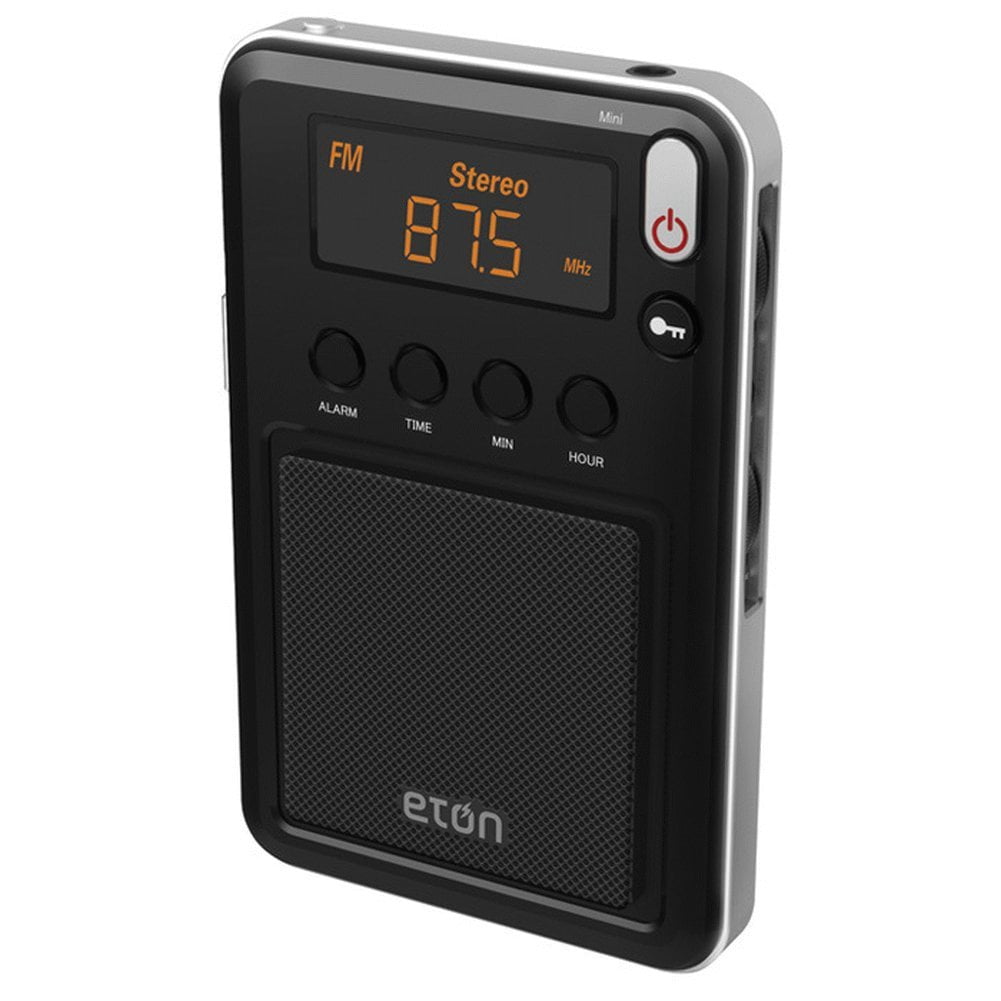 Eton Mini Compact AM/FM/Shortwave Radio, Black - Walmart.com