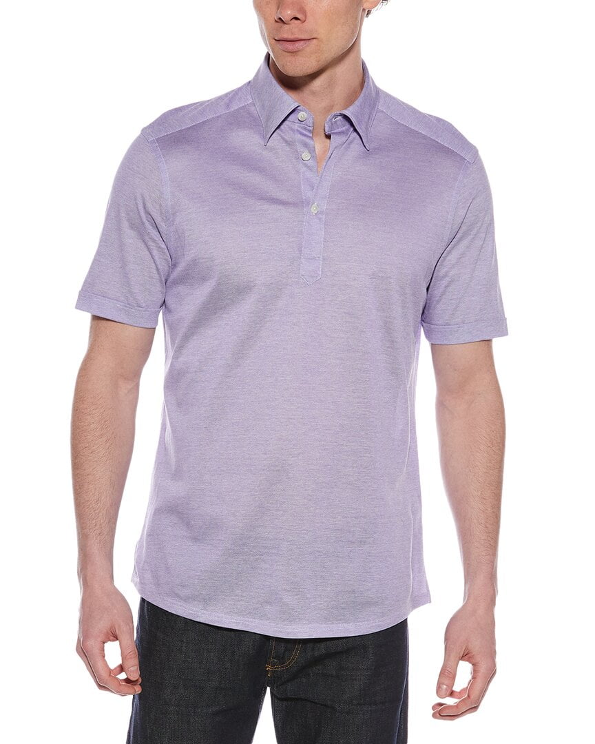 Eton mens Contemporary Fit Oxford Pique Shirt, s, Purple - Walmart.com