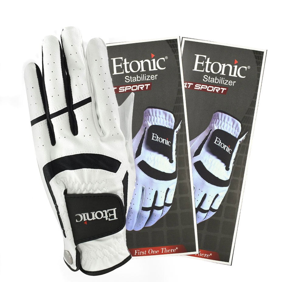 Etonic Golf MLH Stabilizer F1T Sport White/Black Glove (2 Pack) White ...