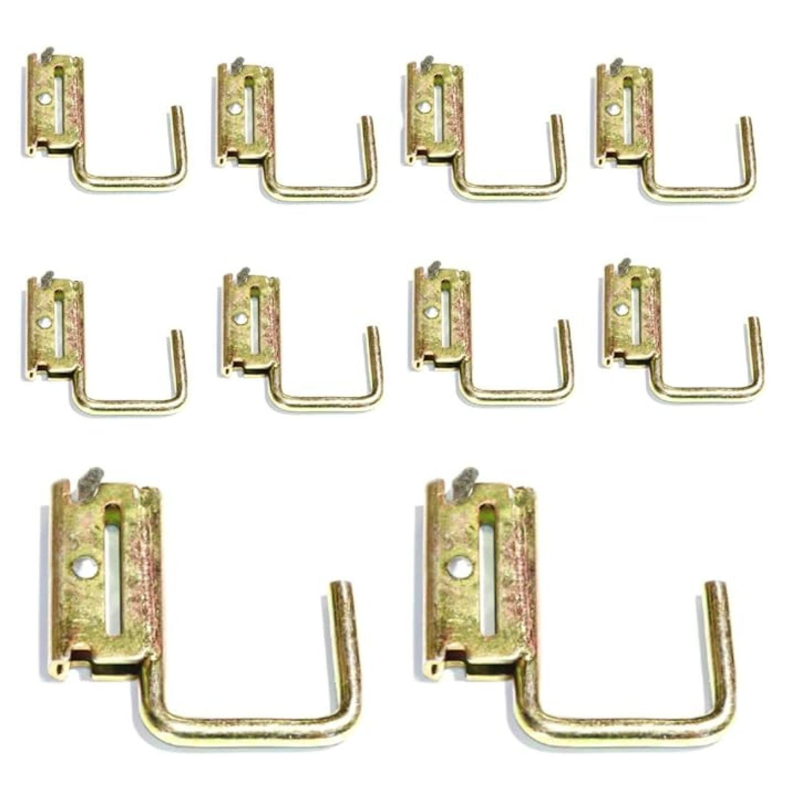 Etrack J Hooks - 2 Inch Heavy Duty Steel Tie Down Hooks (10 Pack) with ...