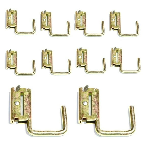 Etrack J Hooks - 2 Inch Heavy Duty Steel Tie Down Hooks (10 Pack) with ...