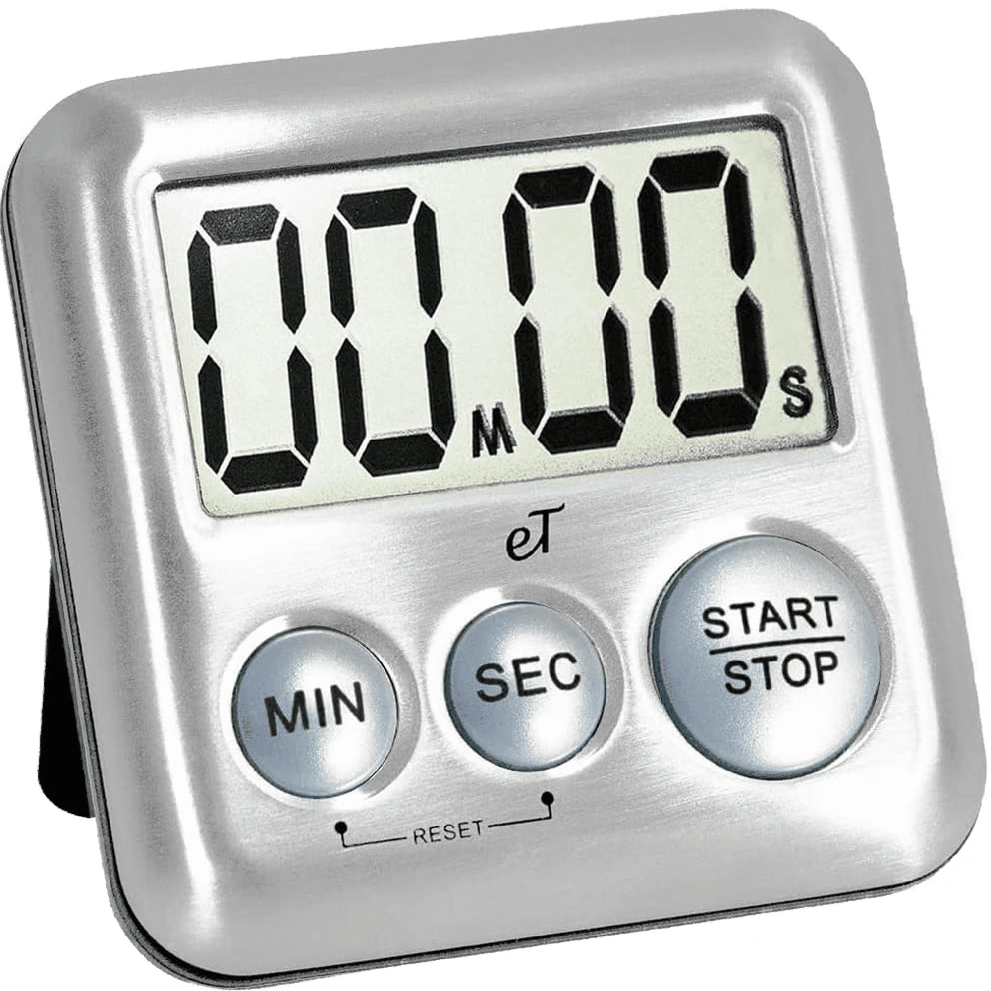 Etradewinds Elegant Stainless Steel Digital Kitchen Timer (Silver ...
