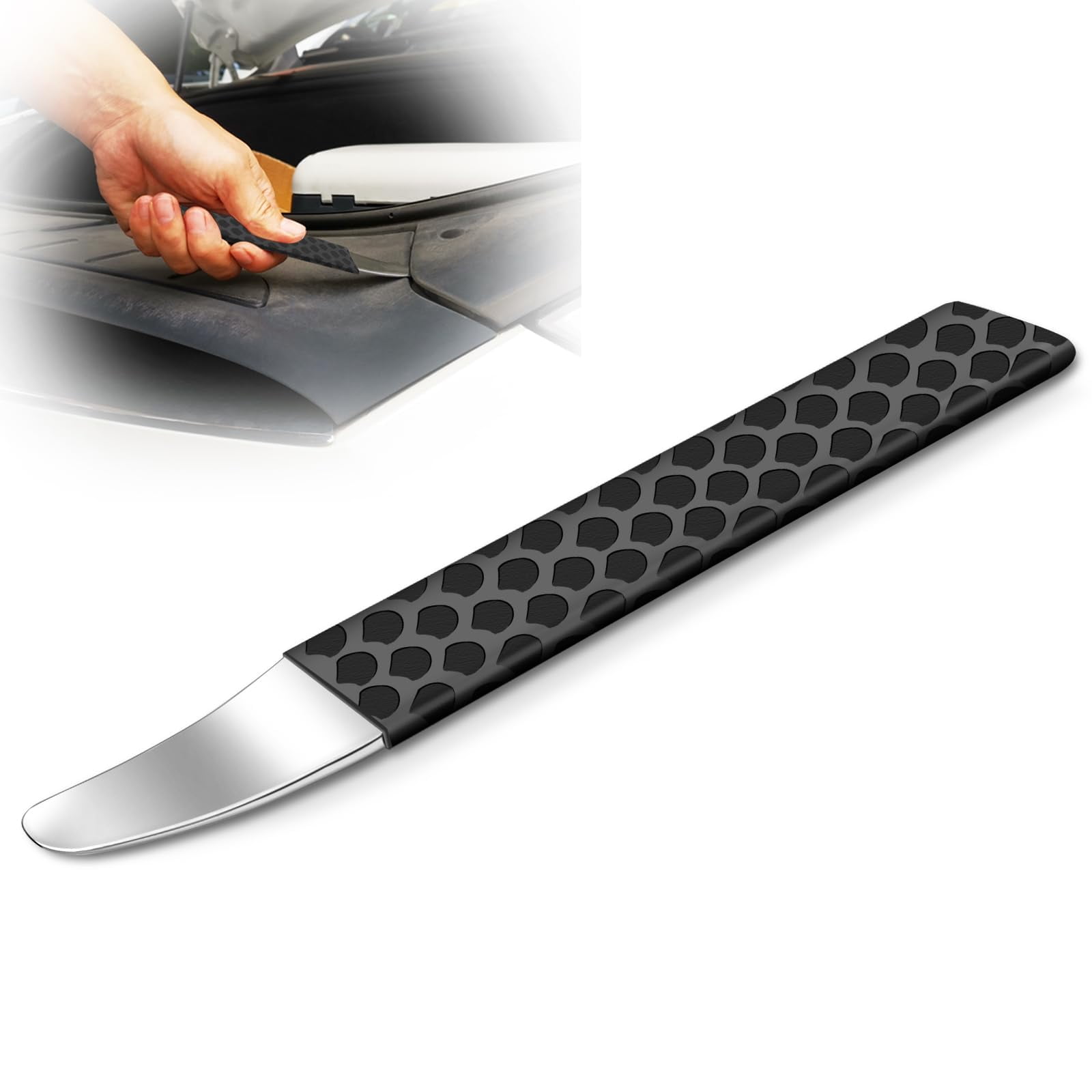 Etre Jeune 4140 Steel DHF10 Pry Tool, Auto Trim Removal Tool Pry Bar ...