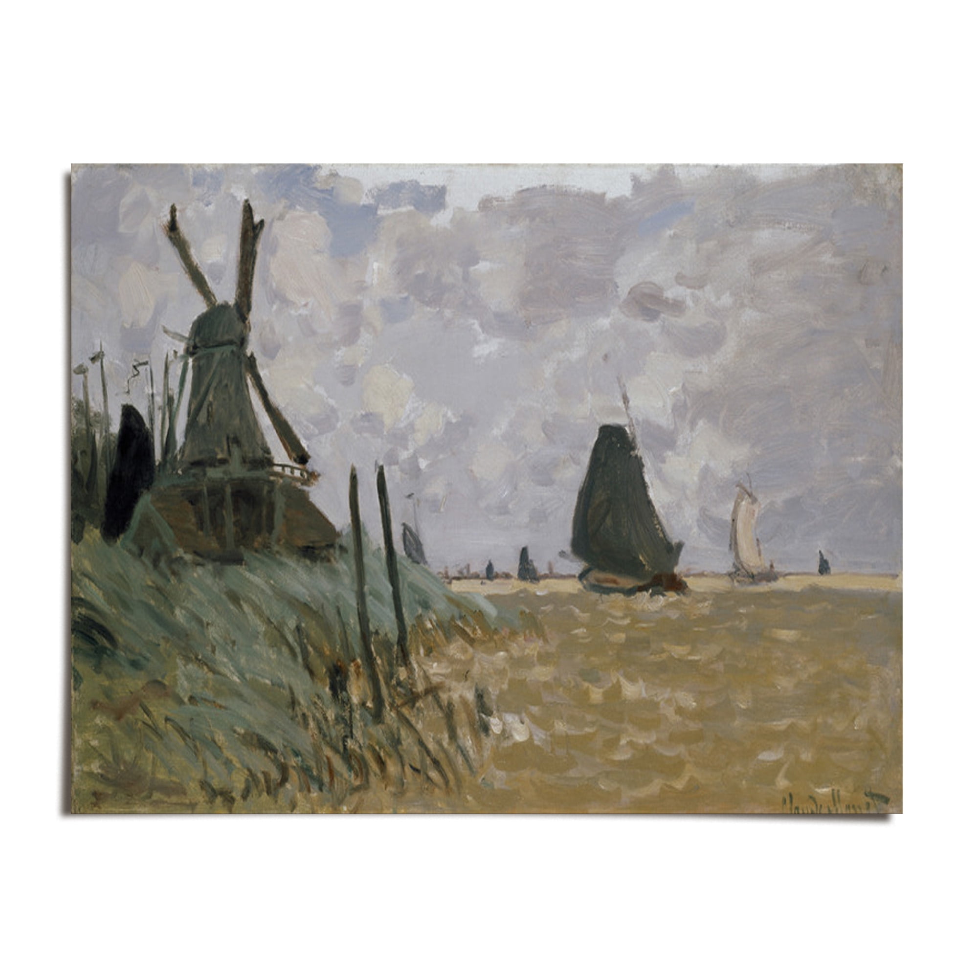Etretat In The Rain, 1886 - Claude Monet - 8x10 - Wall Art Print ...