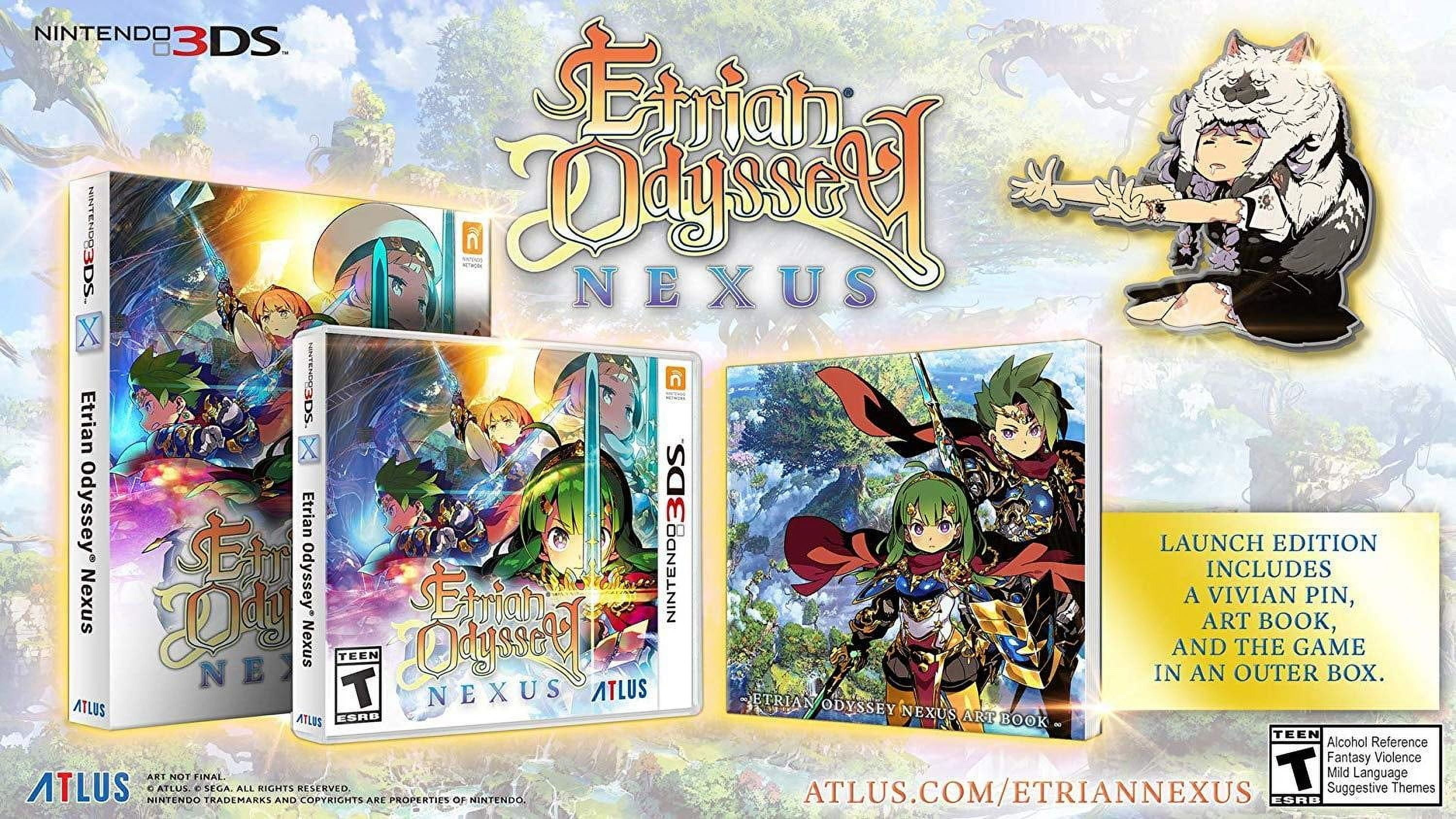Etrian Odyssey Nexus - Nintendo 3DS - Walmart.com