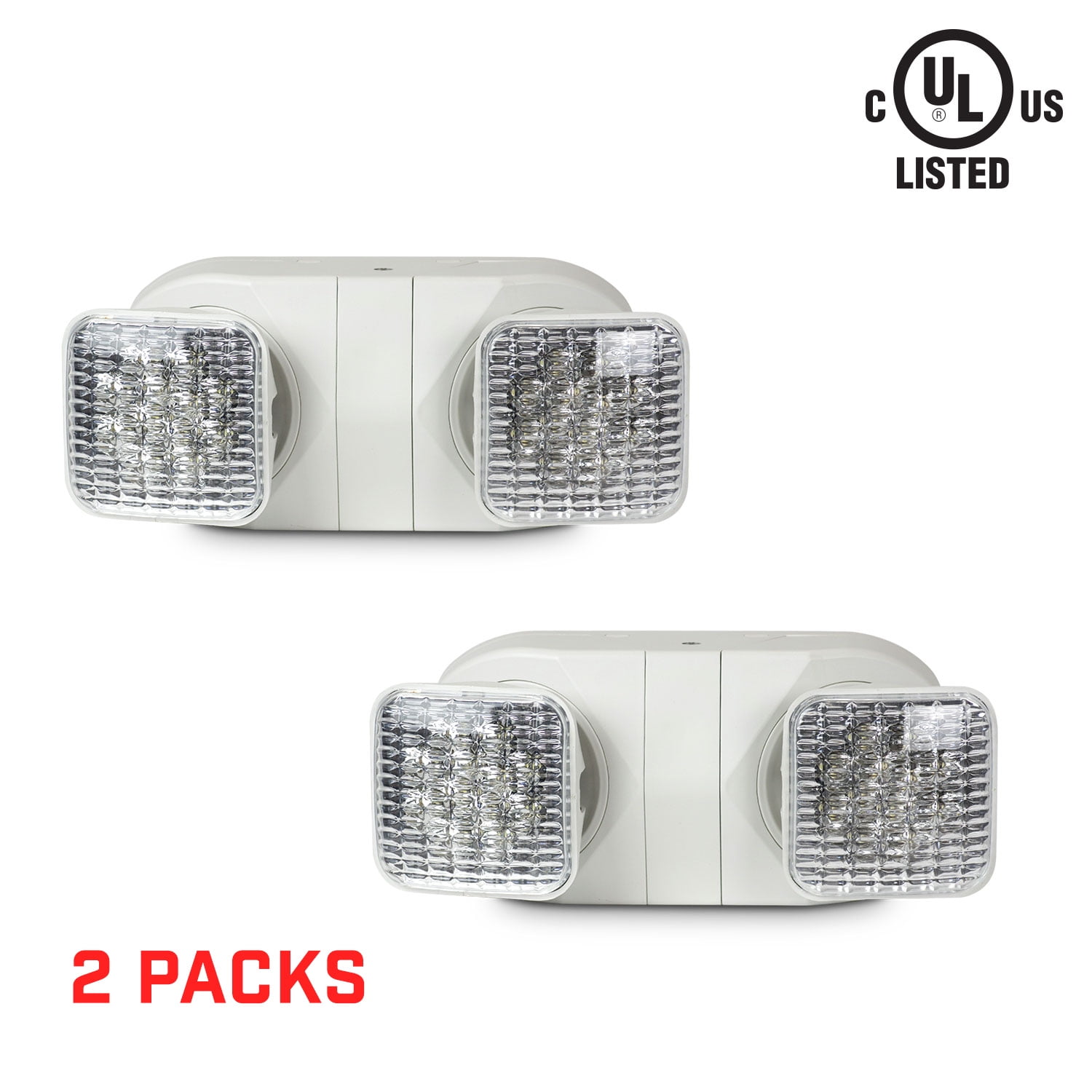 EtroLighting 2 Set LED Emergency Exit Light with Backup Battery ...