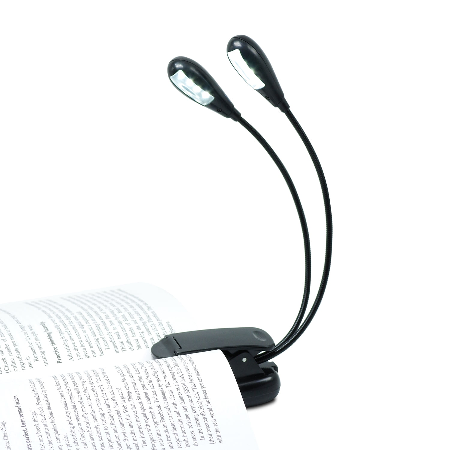 EtroLighting Rechargeable LED Reading Lamp, Clip-on Book Light for ...