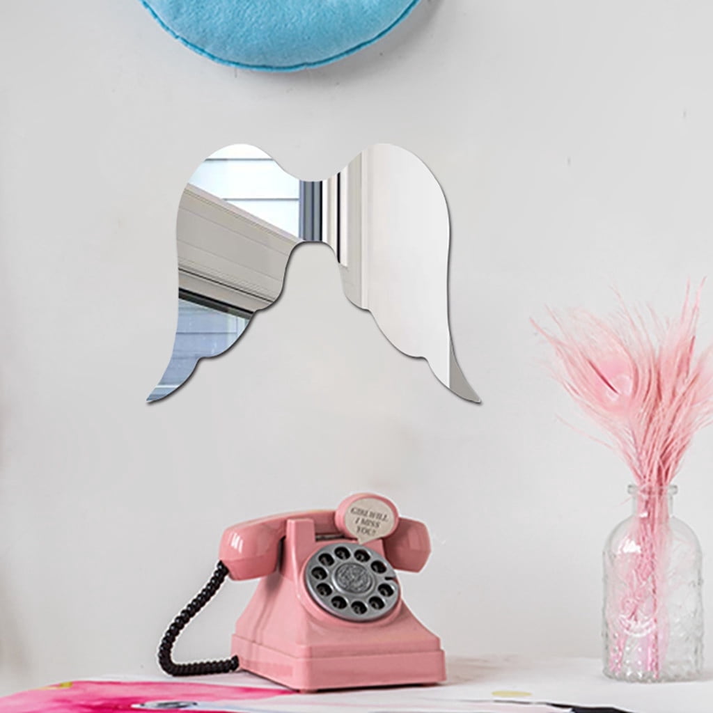 Etsjal Nordic Acrylic Mirror Cartoon Wall Camera Props Kids Room Wall ...