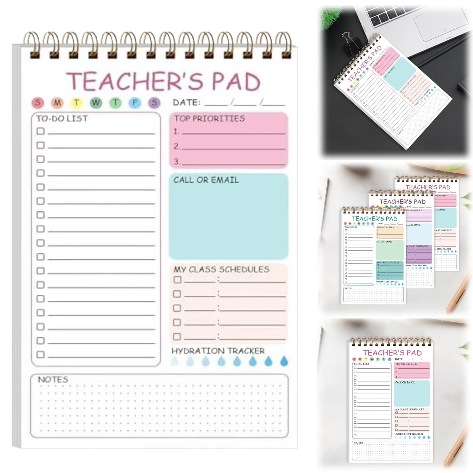 Etsjal Teacher Notepad Teacher To Do List Notepad Checklist Notebook ...