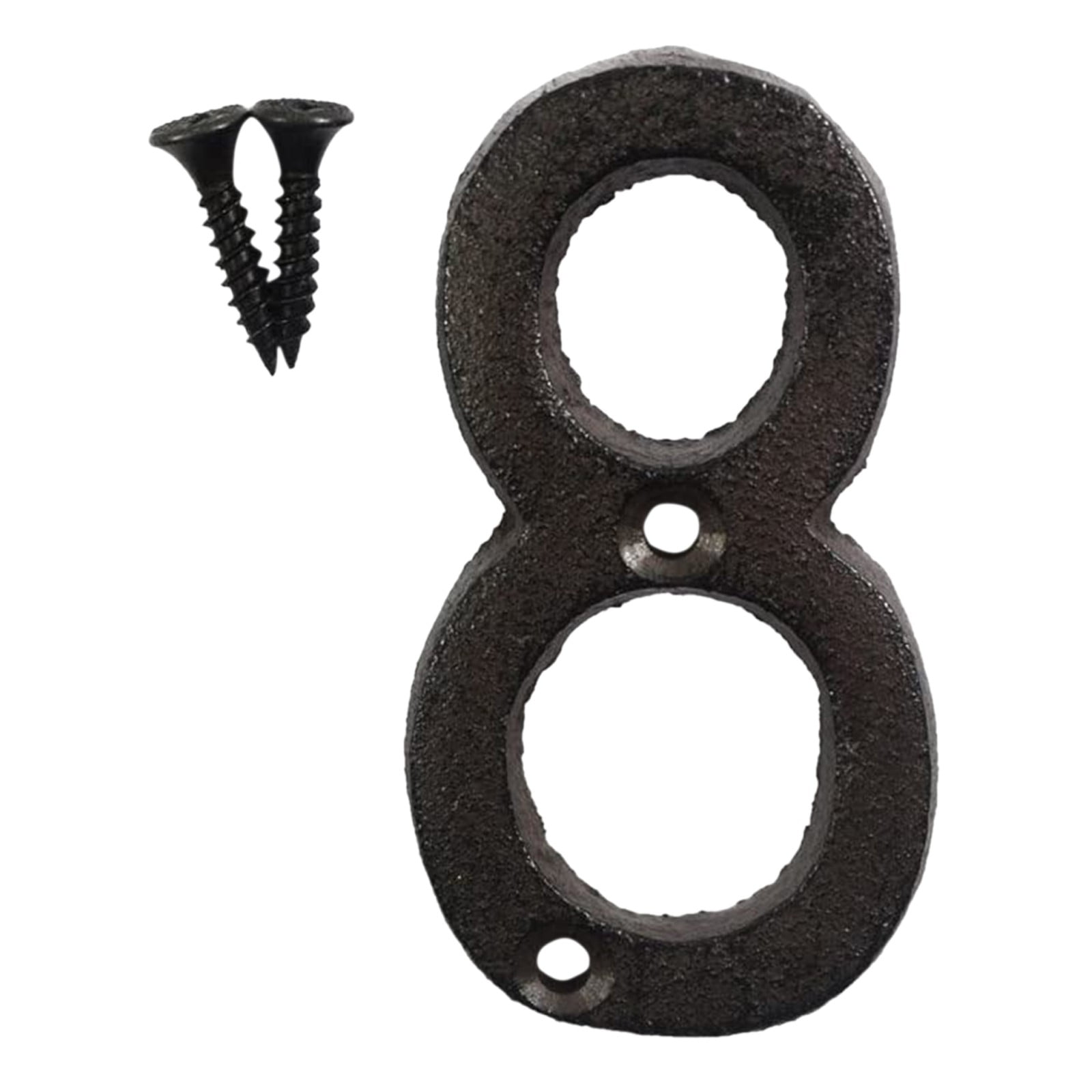 Etsjal Wrought Iron Decorations Creative DIY House Number Casts Iron ...