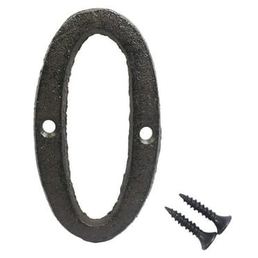 3 Inch Metal House Numbers, House Address Numbers, Black House Garden ...