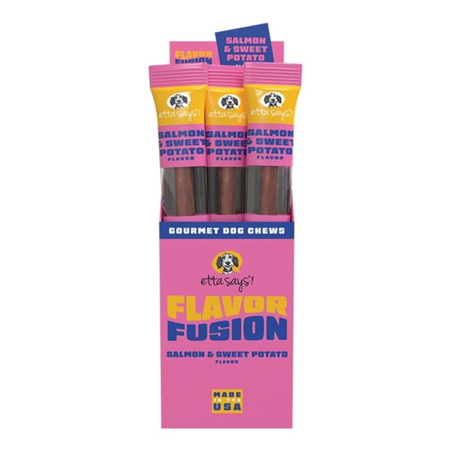 Etta Says 856595005308 1.75 oz Flavor Fusion Chew Salmon Dog Treat ...