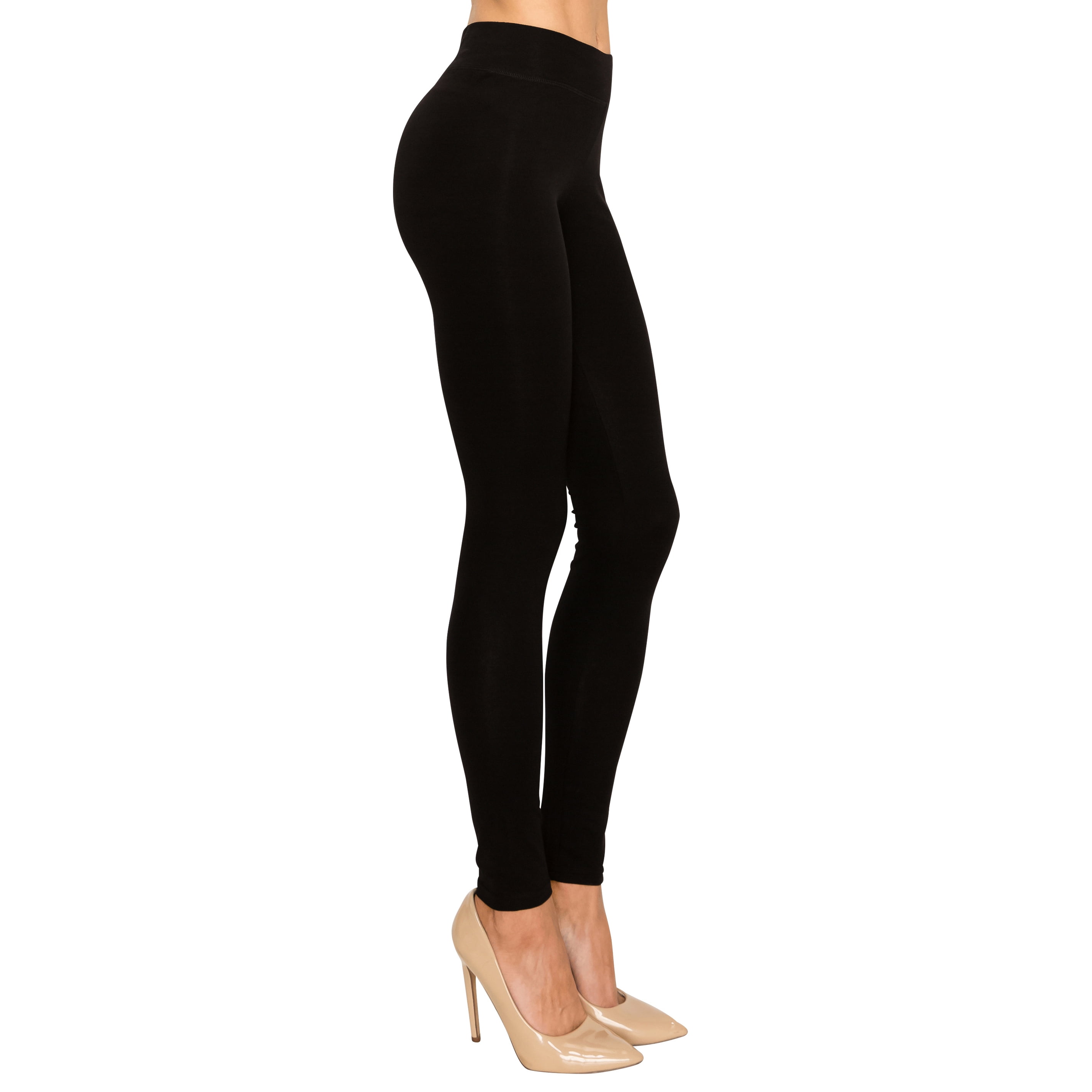 EttelLut Cotton Spandex Full Leggings Pants for Yoga, Sports, Exercise ...