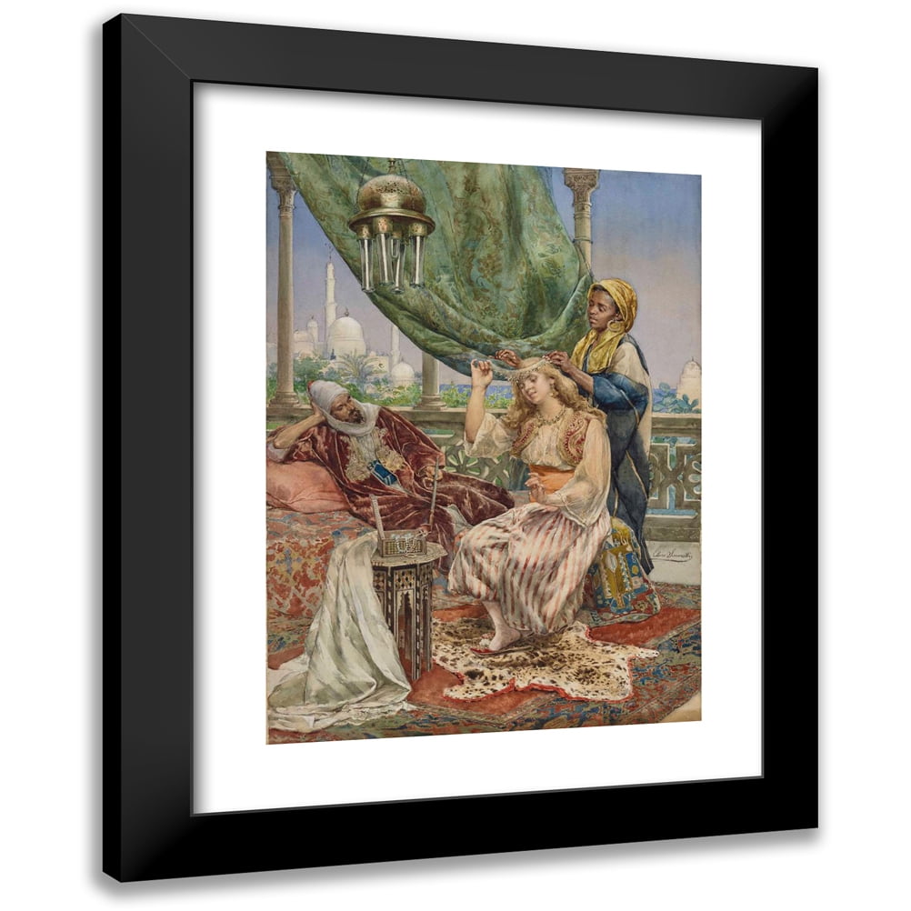Ettore Simonetti 14x18 Black Modern Framed Museum Art Print Titled ...