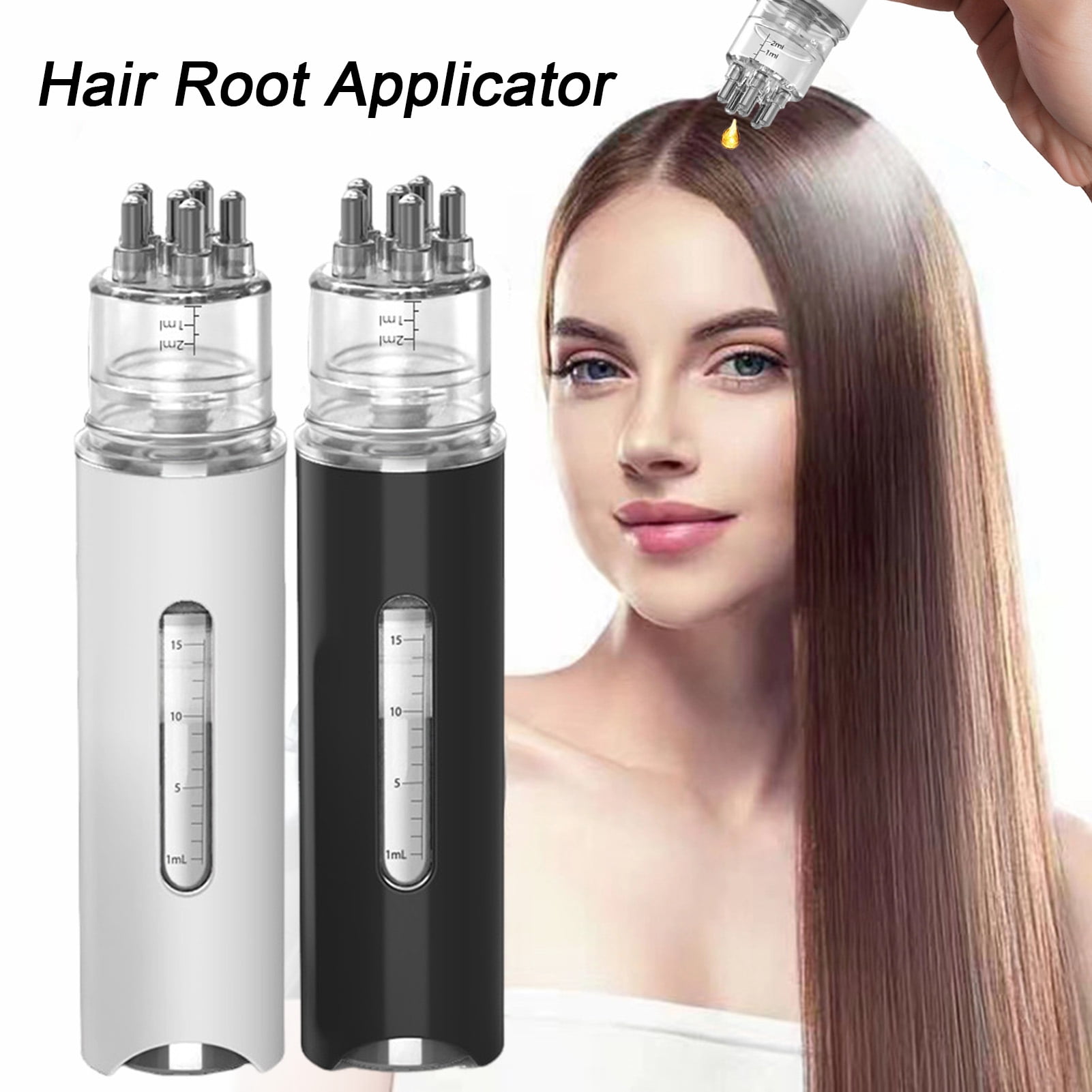 Ettsollp 15ML Scalp Applicator Portable Rolling Ball Design Scalp ...