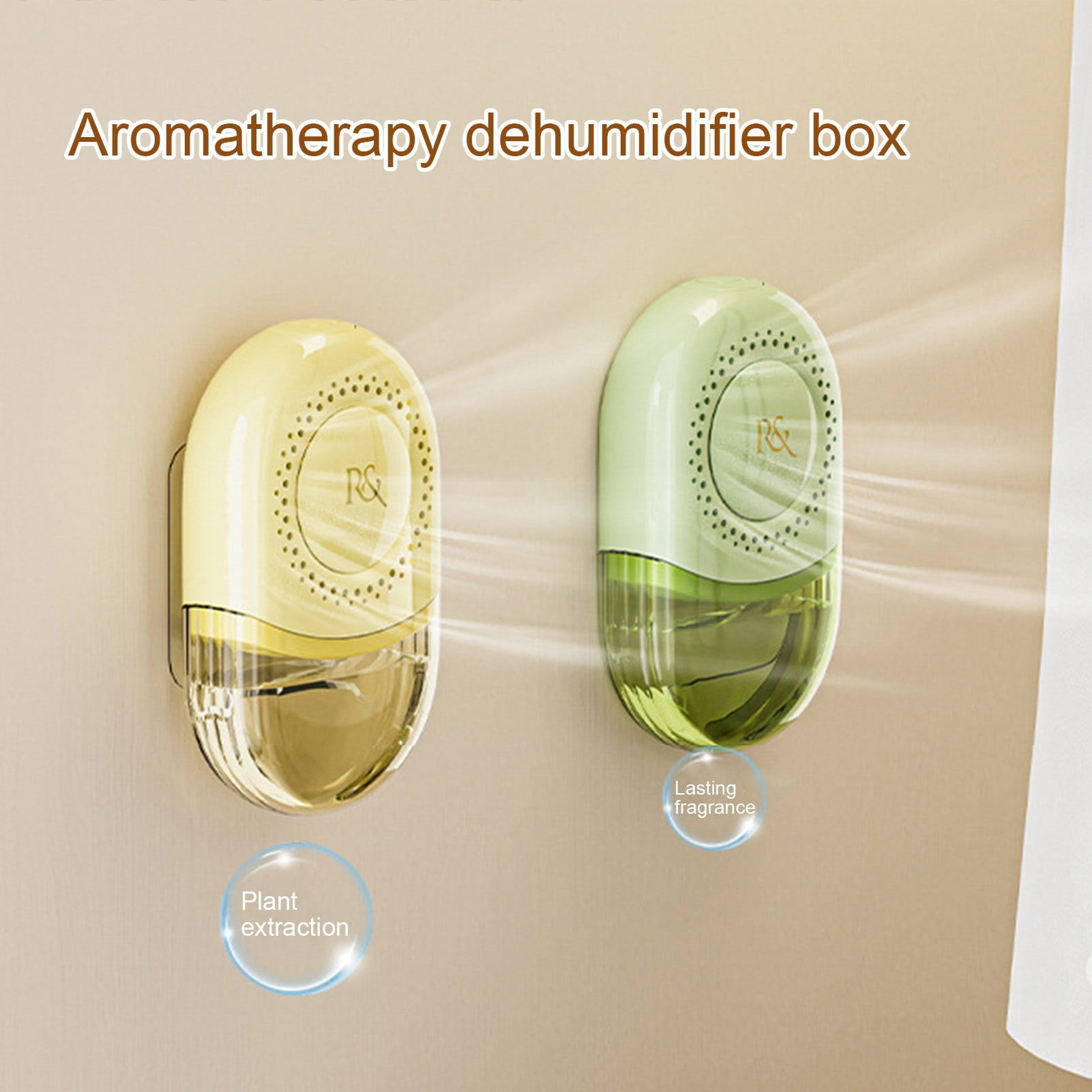 Ettsollp 2-in-1 Moisture Absorber Aromatherapy Box Water Absorber ...