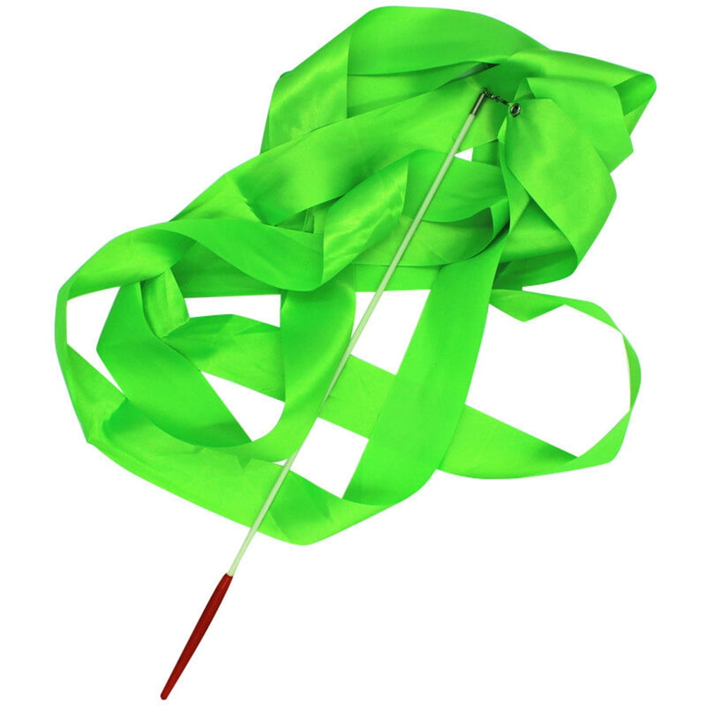 Ettsollp 4m Gymnastics Rhythmic Dancing Ballet Ribbon Streamer Twirling ...