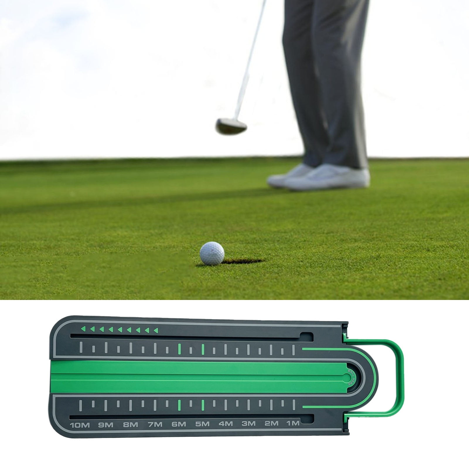 Ettsollp Adjustable Golf Putting Mat Indoor Outdoor Golf Putting Mat ...