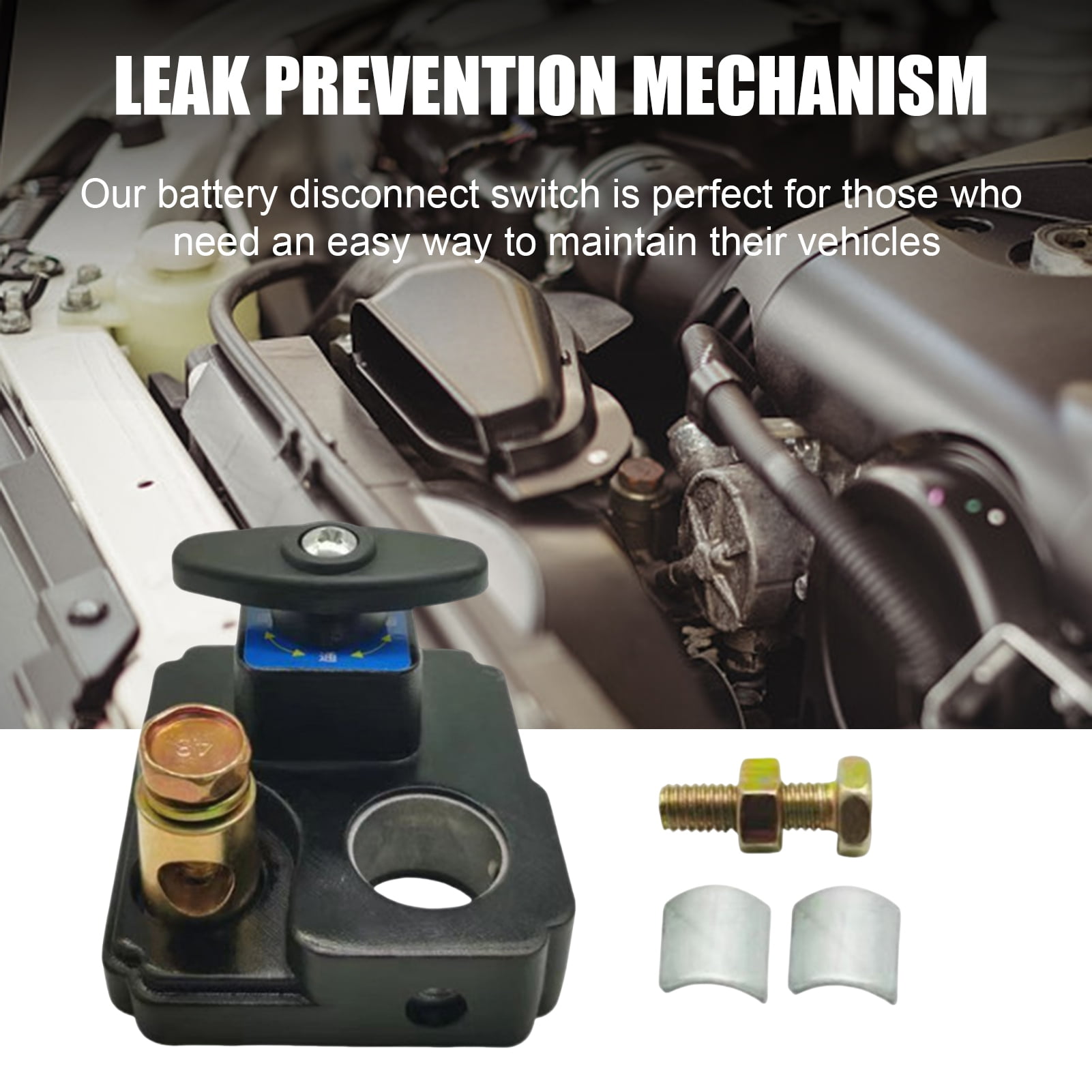 Ettsollp Battery Disconnect Isolator Switch for Car Truck Boat 12V 24V ...