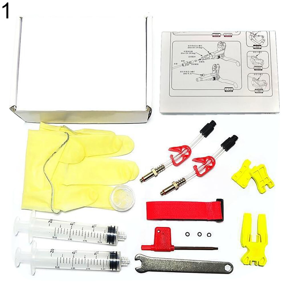 Ettsollp Bike Bicycle Hydraulic Disc Brake Bleed Tool Kit - Walmart.com