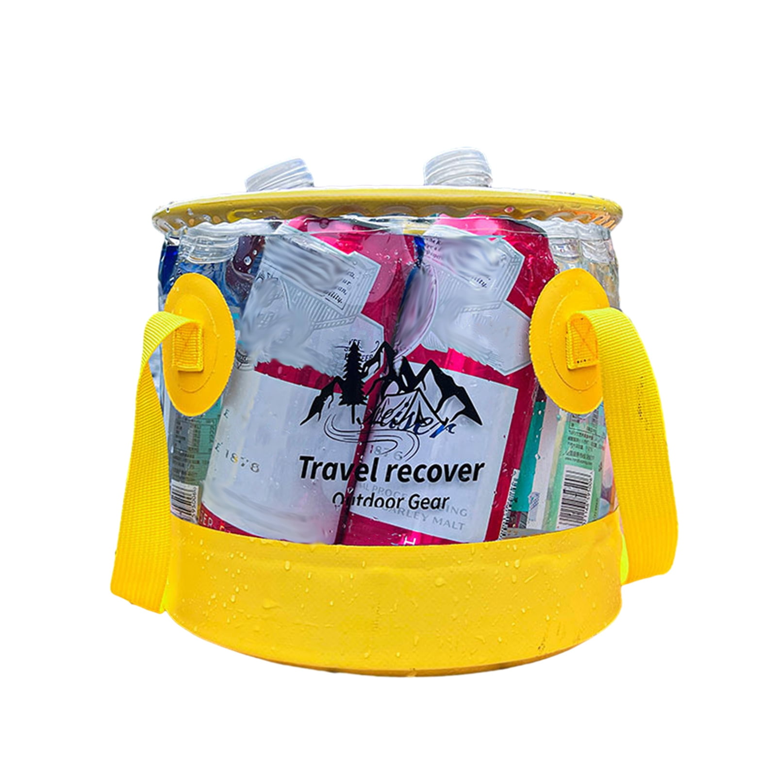 Ettsollp Collapsible Bucket for Camping 10l Outdoor Folding Bucket ...