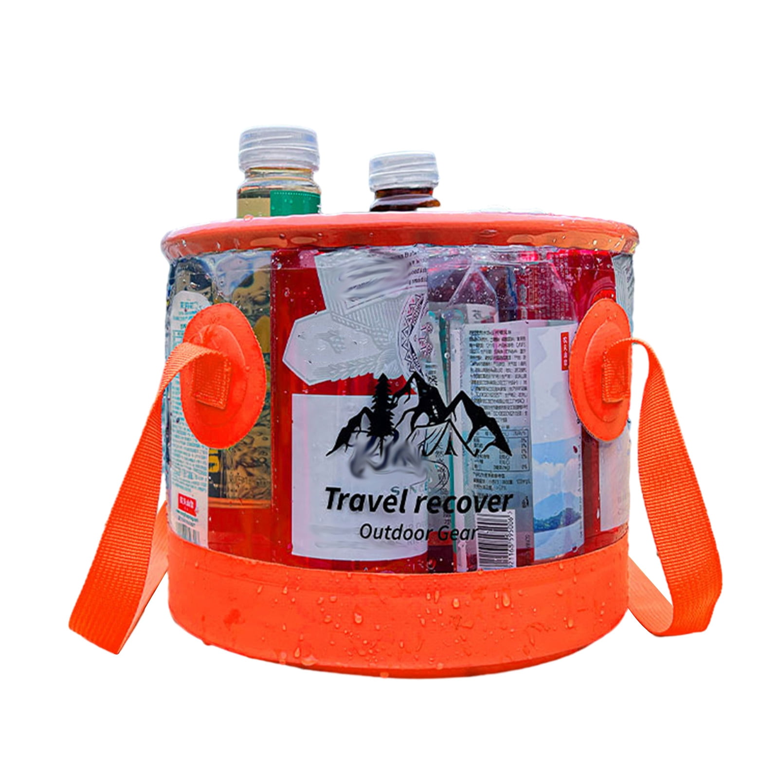 Ettsollp Collapsible Bucket for Camping 10l Outdoor Folding Bucket ...