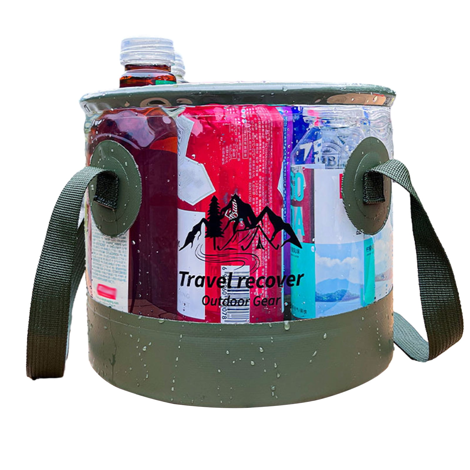 Ettsollp Collapsible Bucket for Camping 10l Outdoor Folding Bucket ...