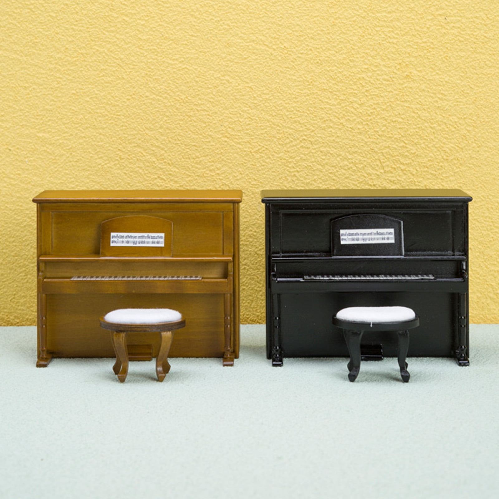 Ettsollp Dollhouse Instrument Piano Model High Simulation Realistic ...