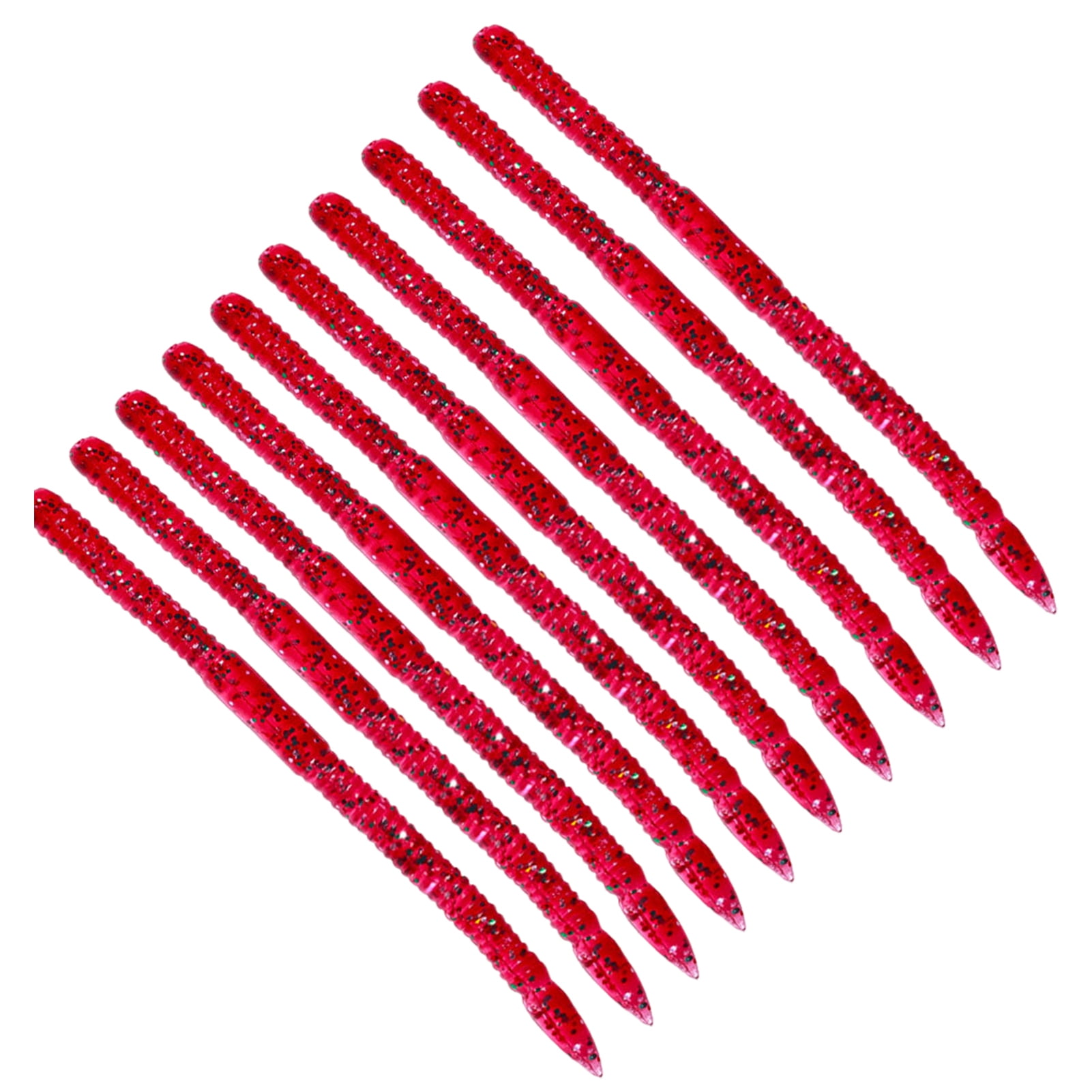 Ettsollp Fishing Bait Set 10pcs 10.5cm Earthworm Soft Bait Realistic ...