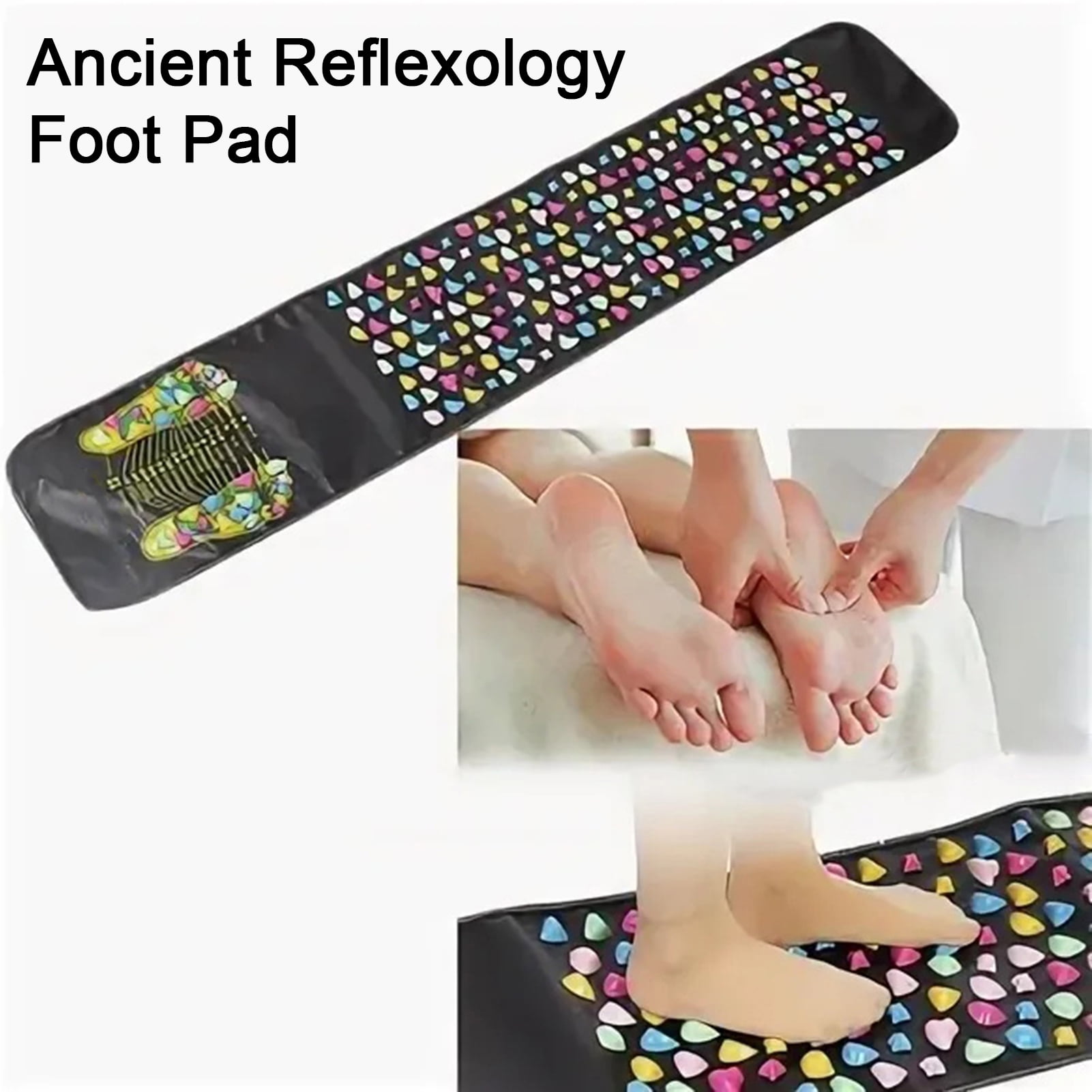 Ettsollp Foot Reflexology Massager Mat Feet Pain Relief Muscle ...