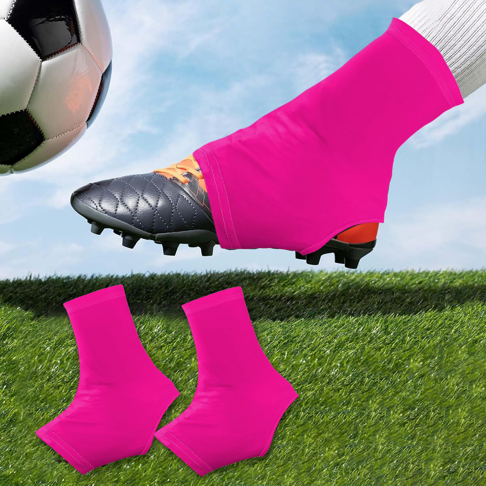 Ettsollp Football Spats Cleat Cover Youth Cleat Cover Keeps Dirt/Turf ...