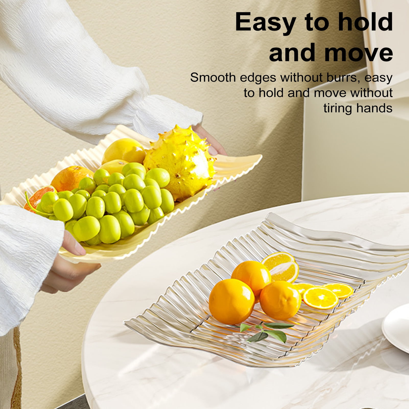 Ettsollp Fruit Dish Serving Tray Party Platters for Entertaining ...