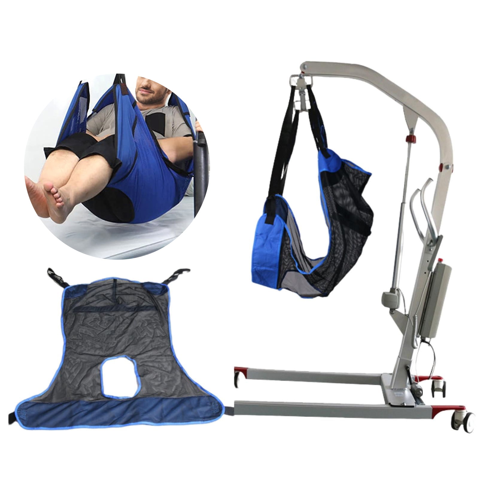 Ettsollp Full Body Patient Transfer Sling 300Kg Weight Capacity ...