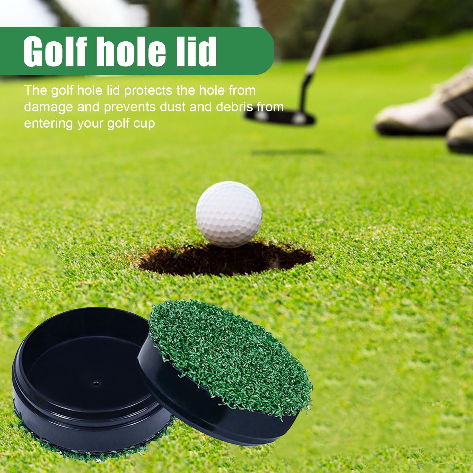 Ettsollp Golf Cup Cover Universal Golf Putting Green Hole Cup Cover ...