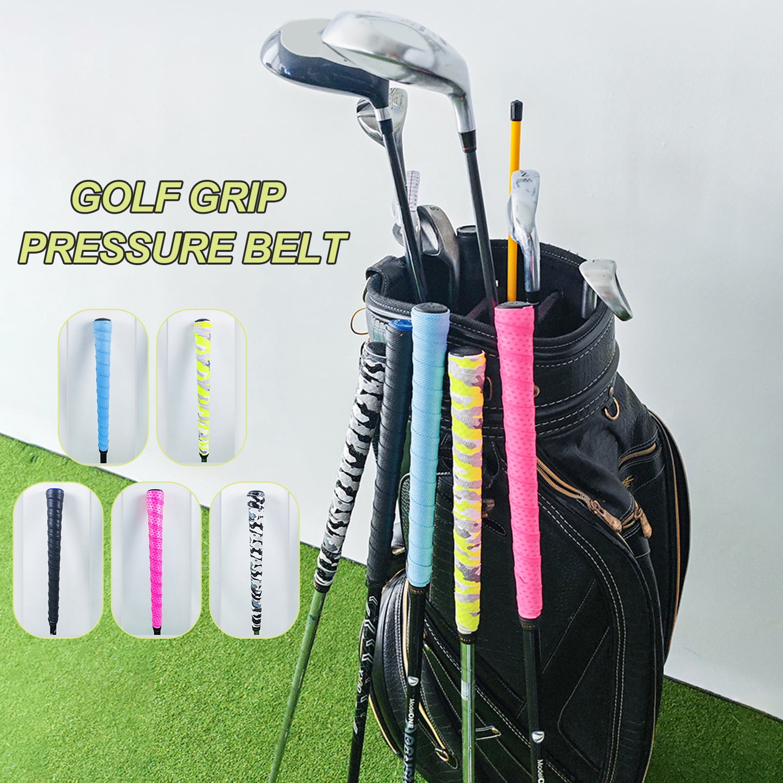 Ettsollp Golf Grip Wrapping Tape Non-slip PU Overgrip Tapes Convenient ...