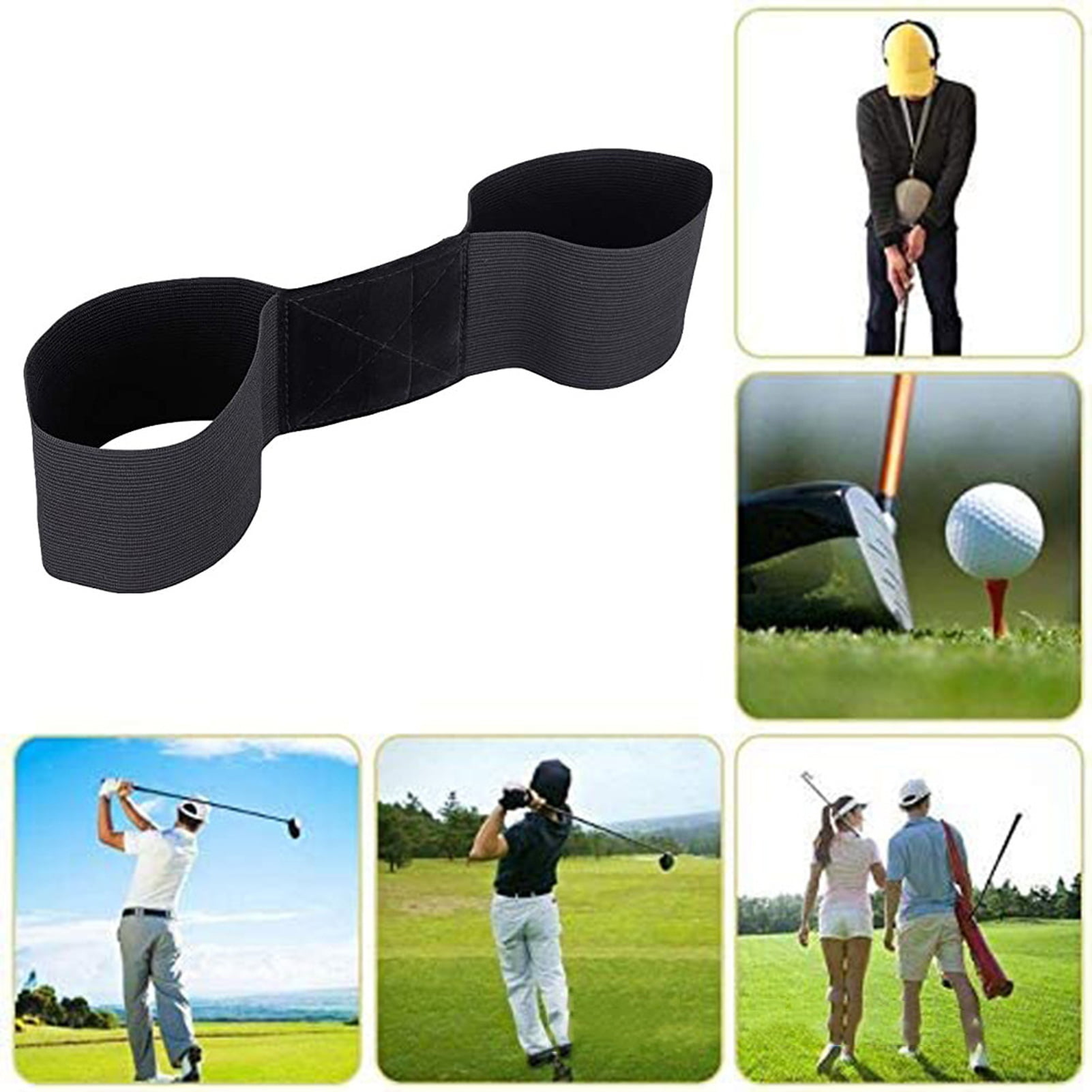 Ettsollp Golf Swing Trainer Golf Swing Training Aid Correction Belt Arm ...