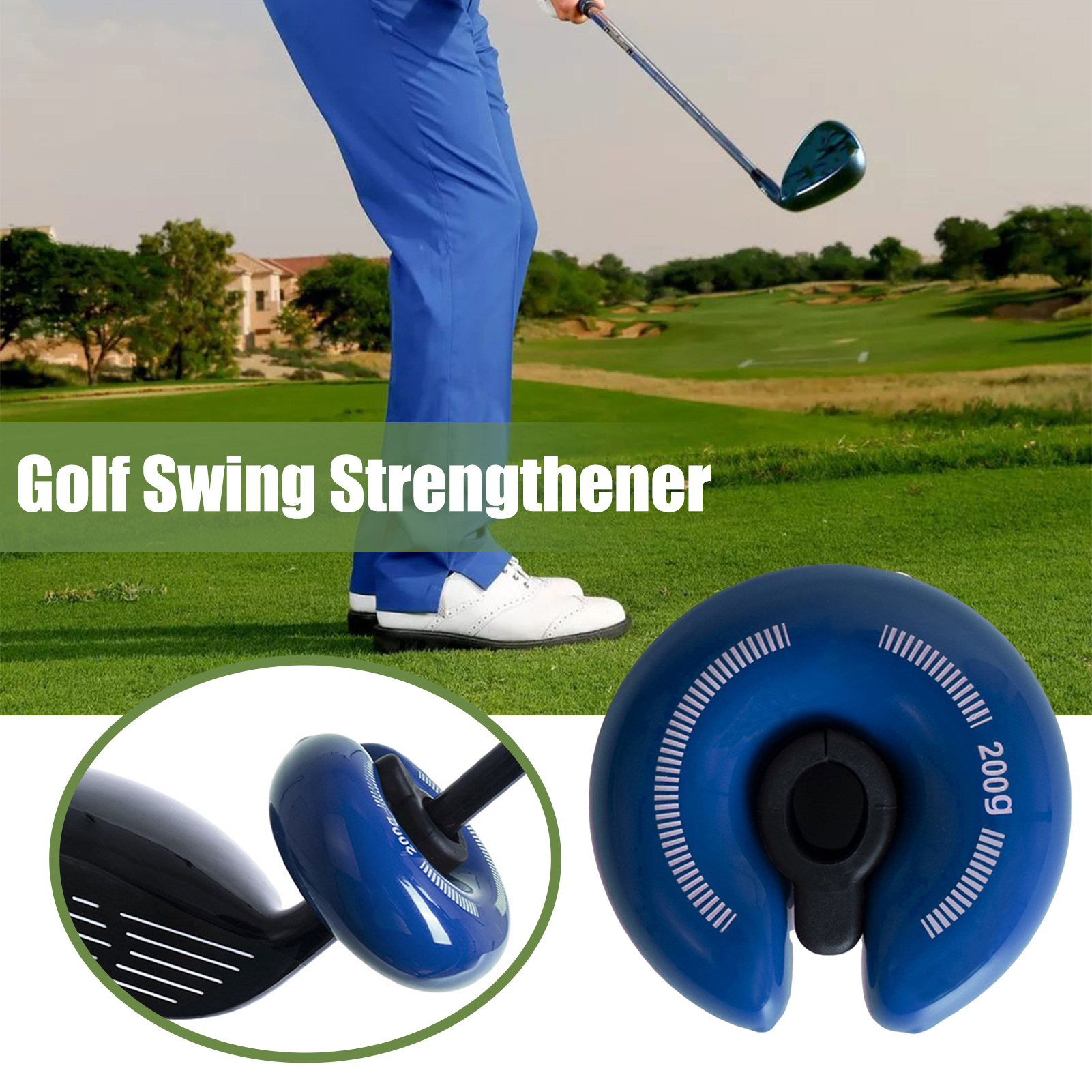 Ettsollp Golf Swing Weight Ring Trainer for Muscle Memory Practice ...