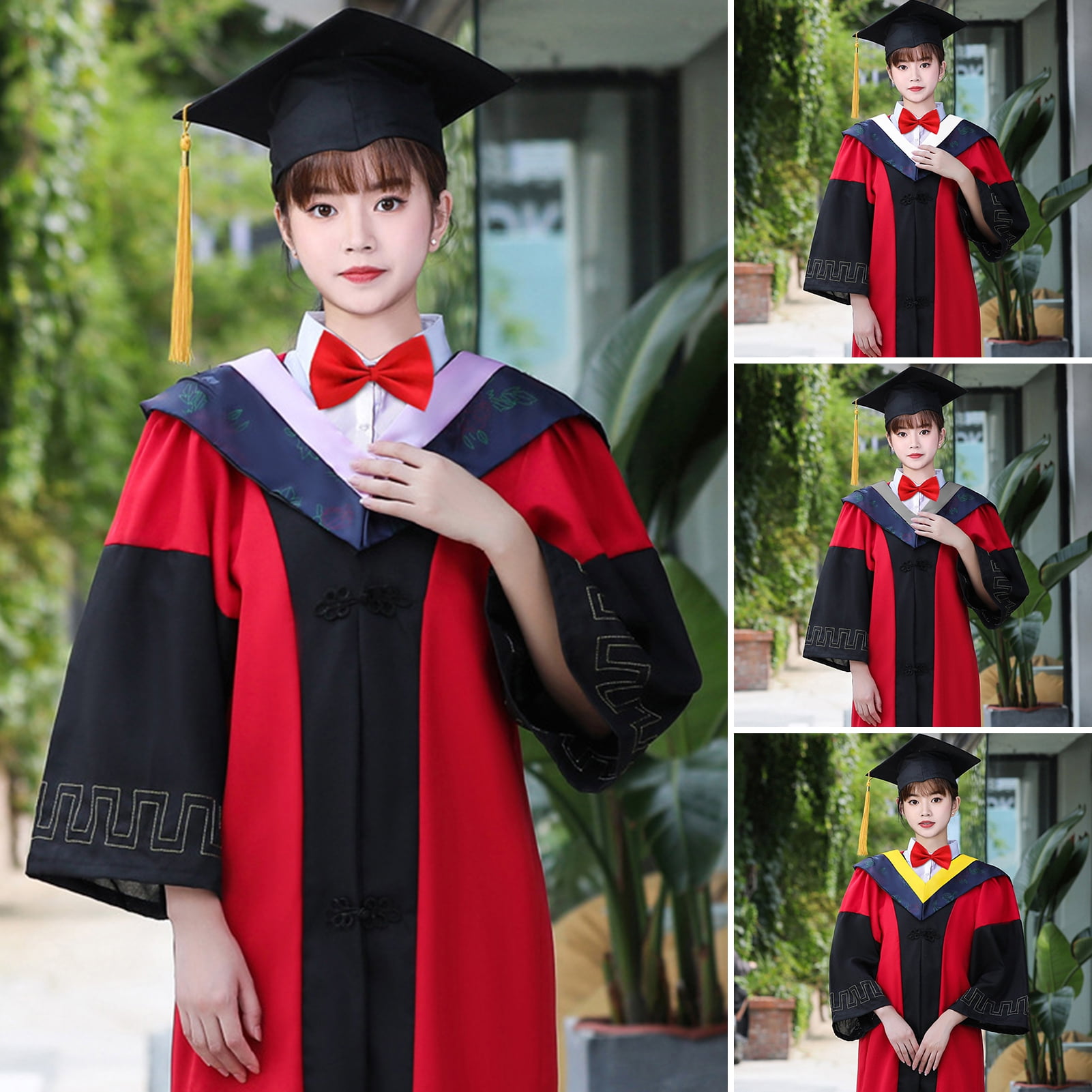 Ettsollp Graduation Cap And Gown Set Class of 2025 Graduate Uniform ...