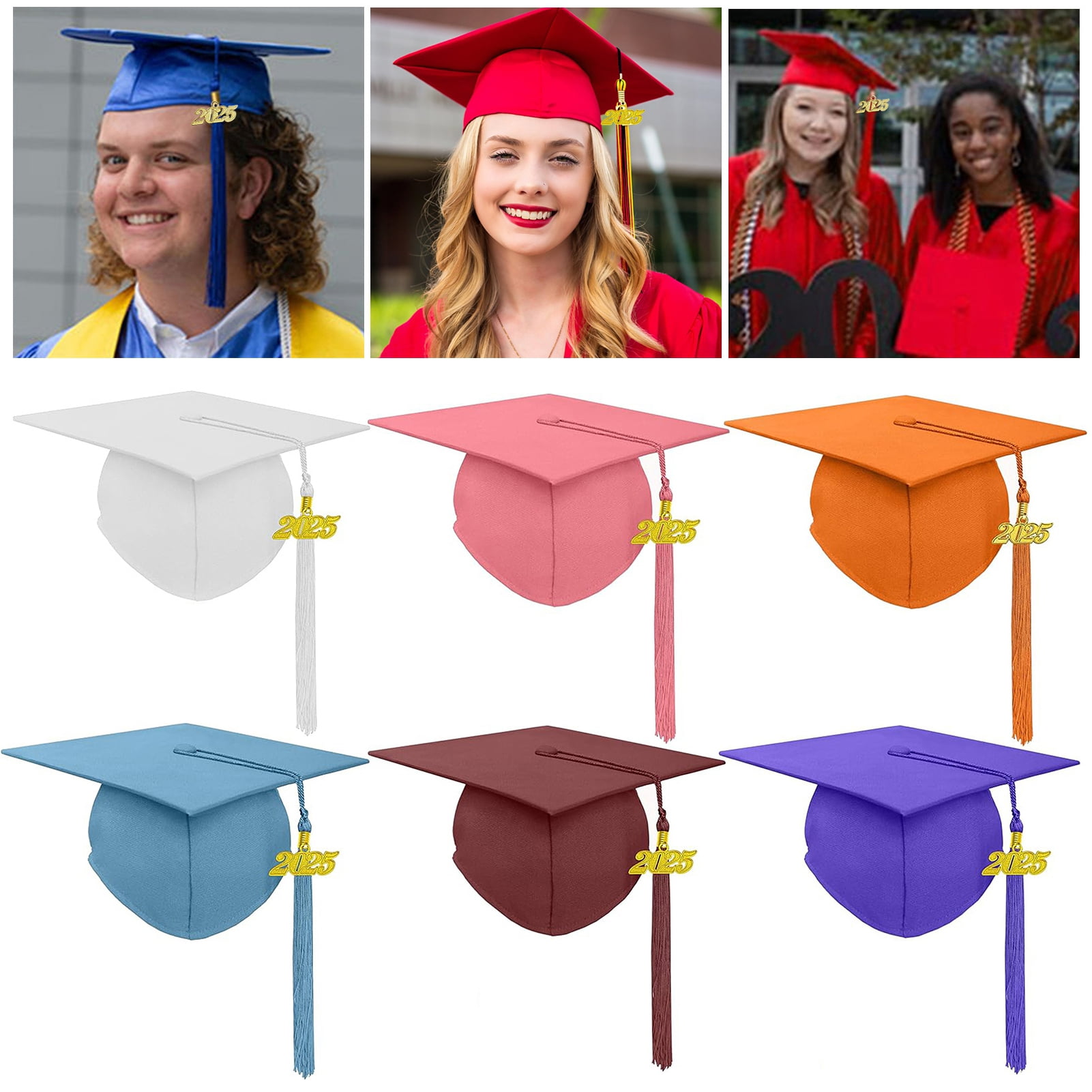 Ettsollp Graduation Cap with 2025 Tassel Class of 2025 Unisex Adult ...