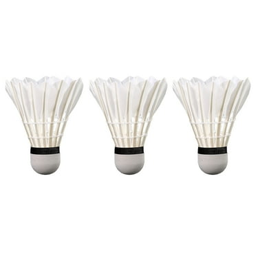 Anself 12pc Outdoor Badminton Shuttlecock Set: Durable Goose Feather ...