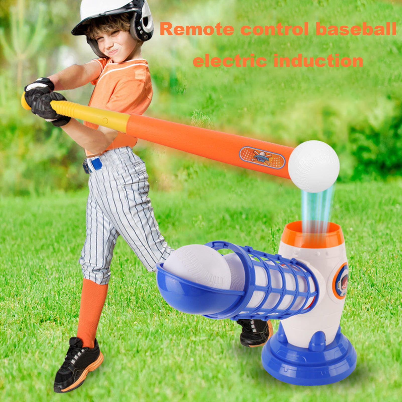 Ettsollp Kids Baseball Pitching Machine Independent Training Simple ...